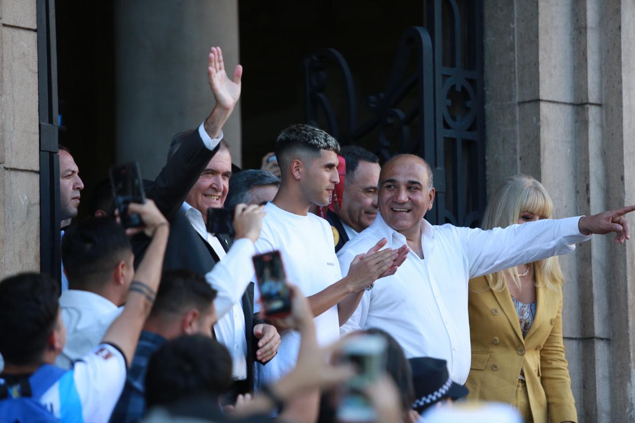 Exequiel Palacio: "Lo que hicimos, fue todo para ustedes"